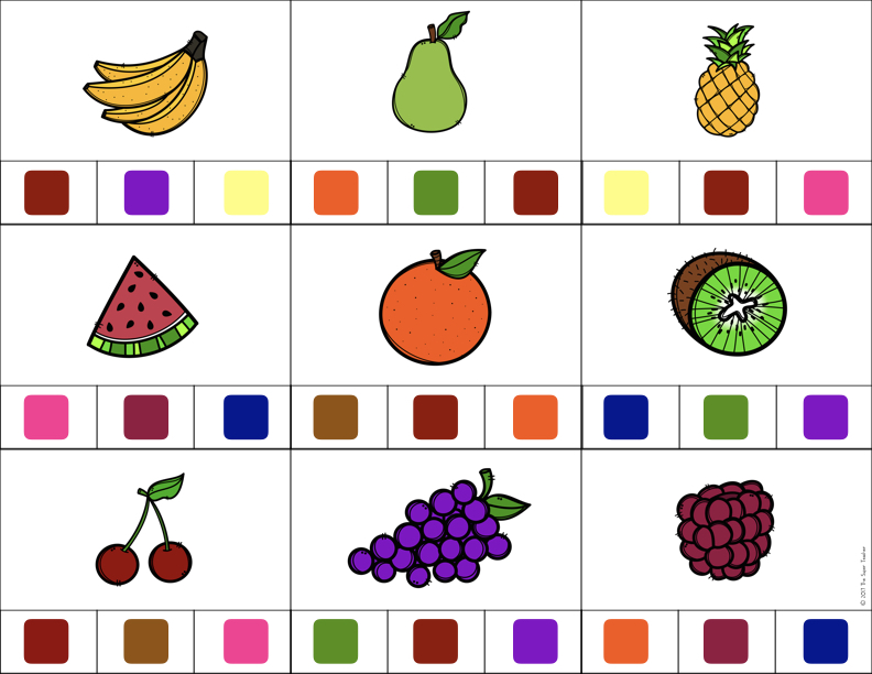 Color Clip Cards