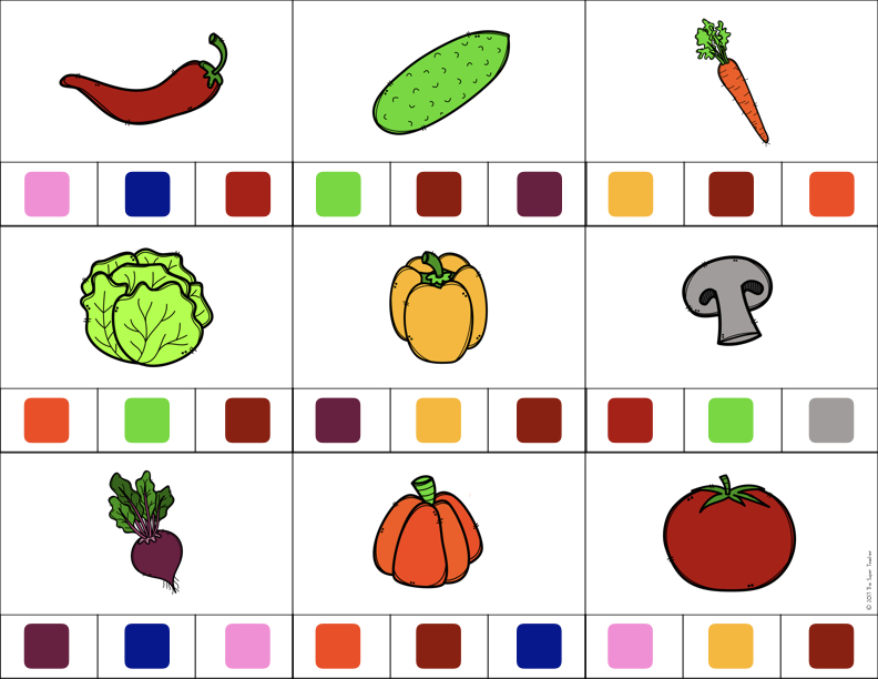 Color Clip Cards