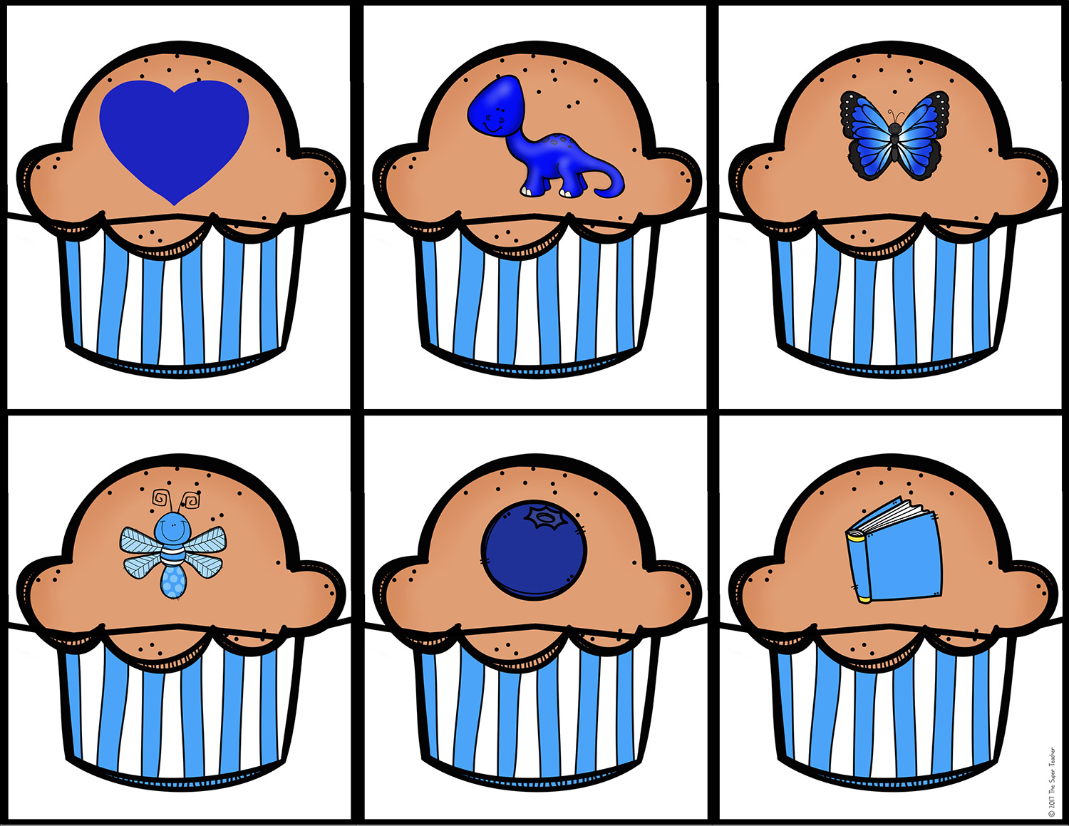 Color Puzzles – Muffins